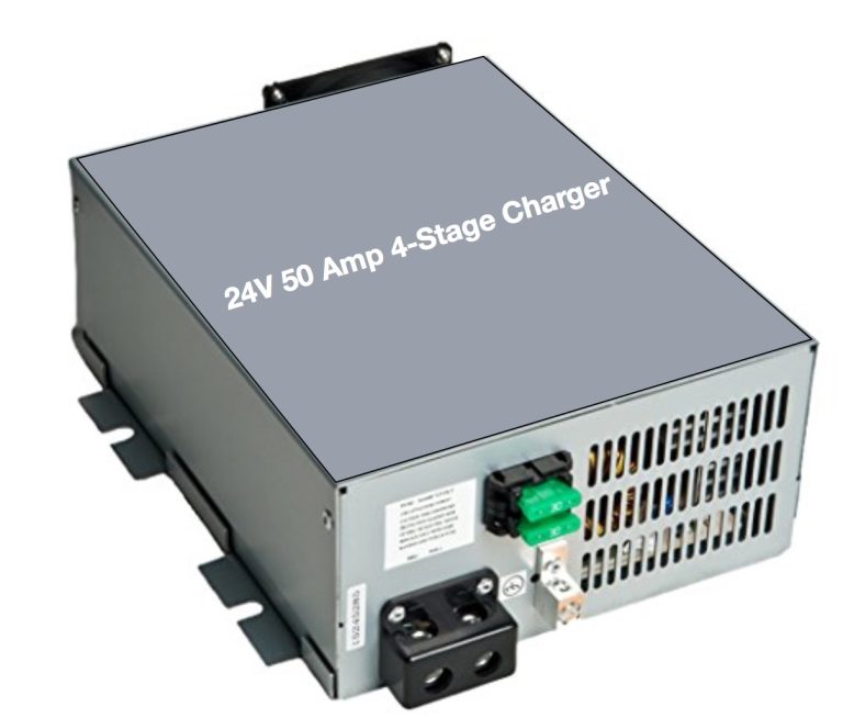 Battery Charger, 50A, 24V, 4-stage, Stacked or Parallel operation ...