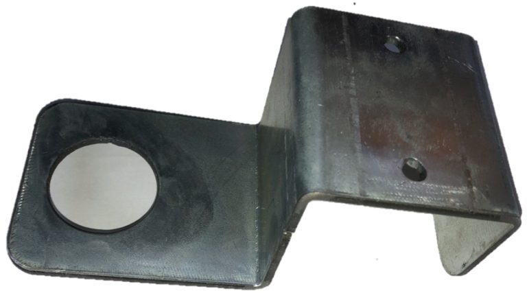 Clamp Bracket, 2" square tube using 18" Ground Screw - SunnyCal Solar Inc.