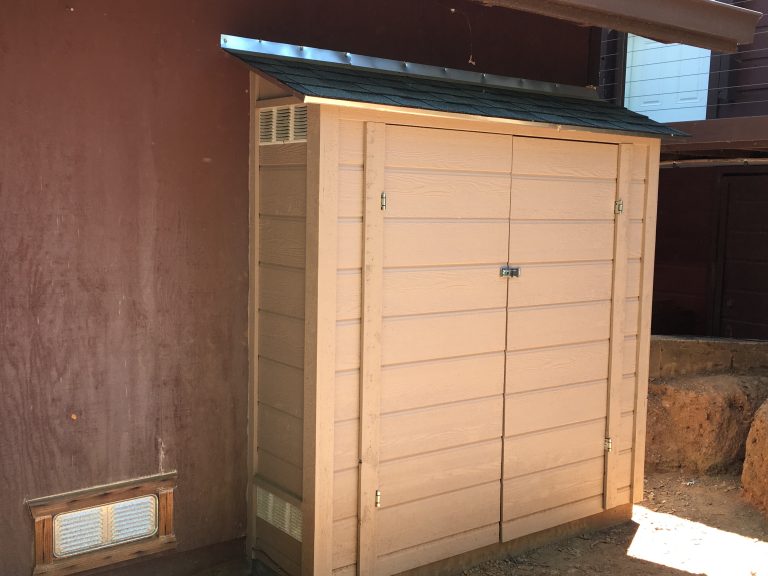 Solar Lean-to Shed 1a - SunnyCal Solar Inc.