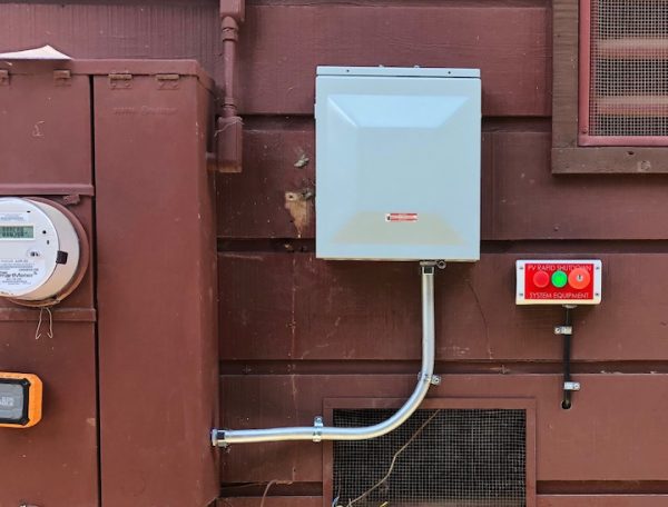 Sub-panel and RSD switch - SunnyCal Solar Inc.