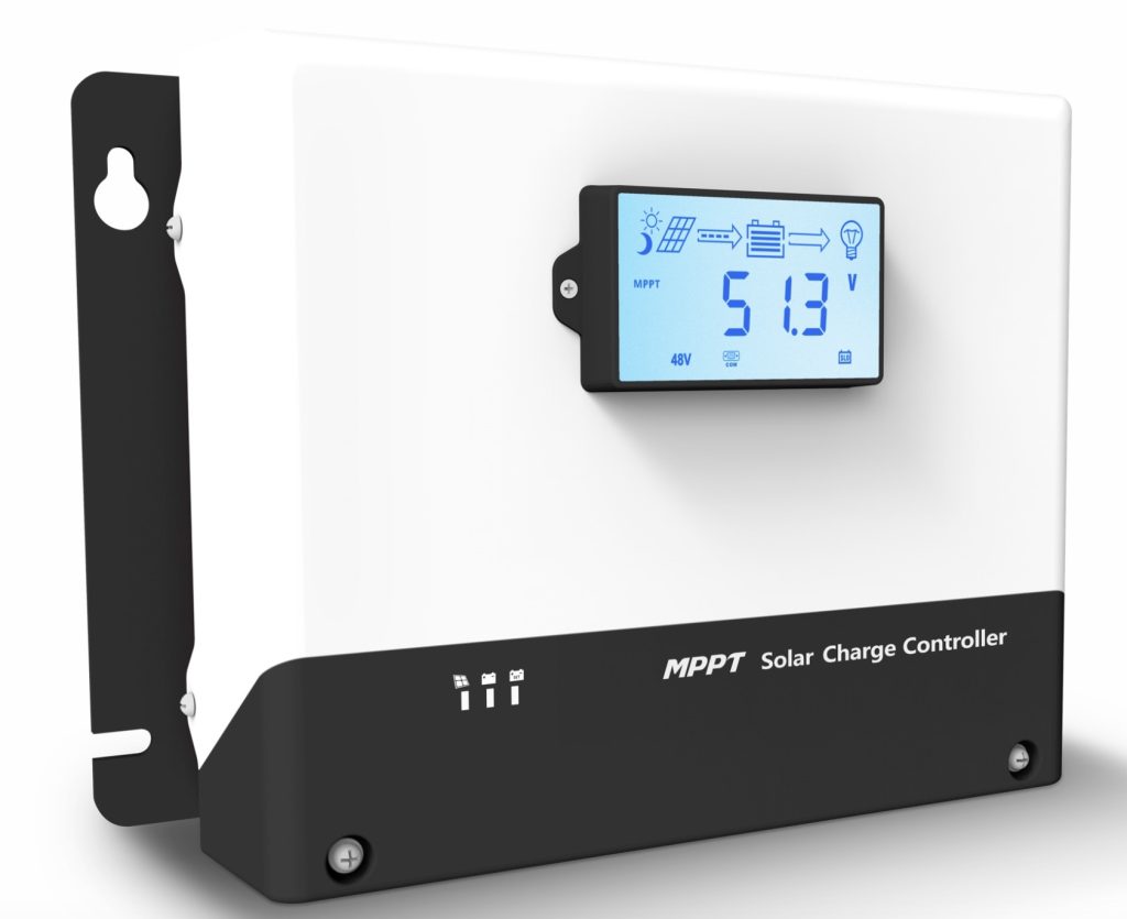 100A Solar Charge Controller, 250V PV, Bluetooth, 12/24/36/48V, Indoor ...
